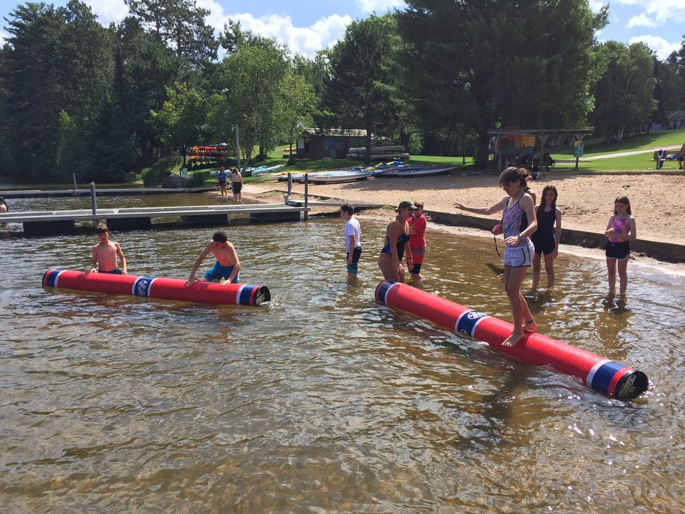Swimming, log rolling, and more! - Camp Ramah Wisconsin
