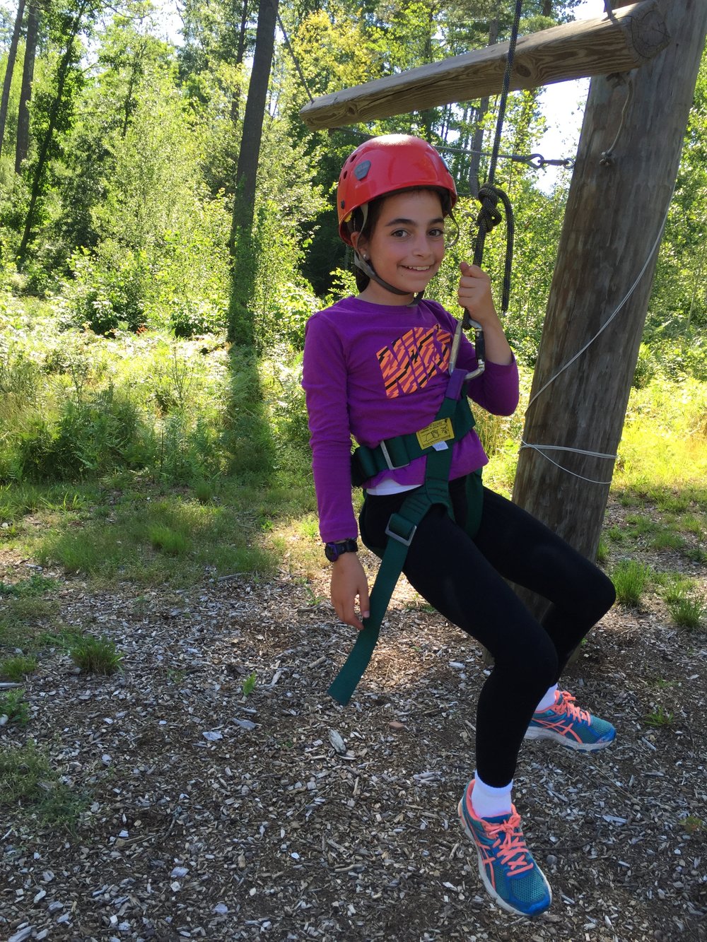 Ropes course fun, challenges and teamwork - Camp Ramah Wisconsin