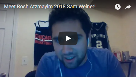 Meet Rosh Atzmayim 2018 Sam Weiner! - Camp Ramah Wisconsin